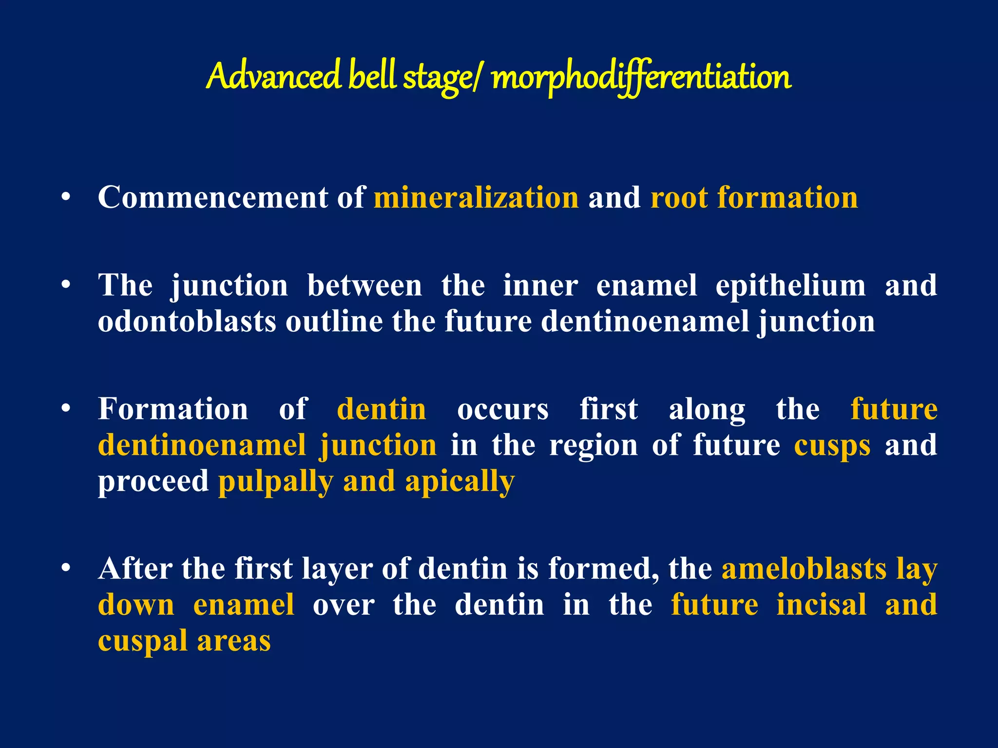 development and growth of teeth | PPTX