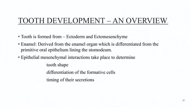Tooth development and its abnormalities | PPTX | Dental Health ...