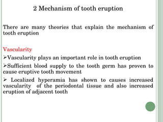 Tooth eruption | PPT