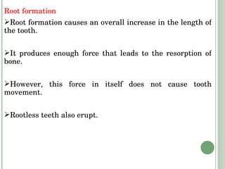 Tooth eruption | PPT