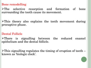 Tooth eruption | PPT