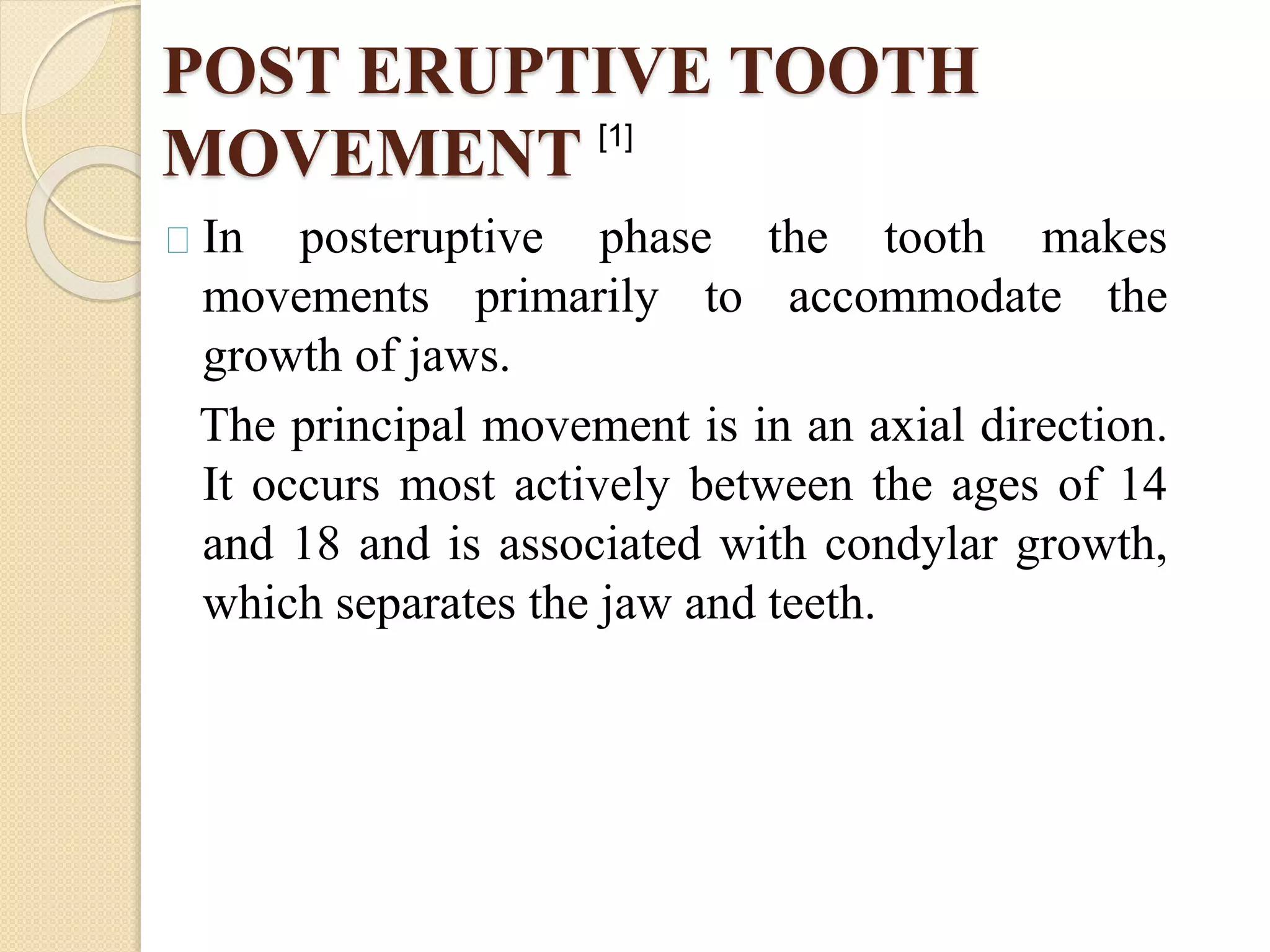 Tooth eruption | PPTX