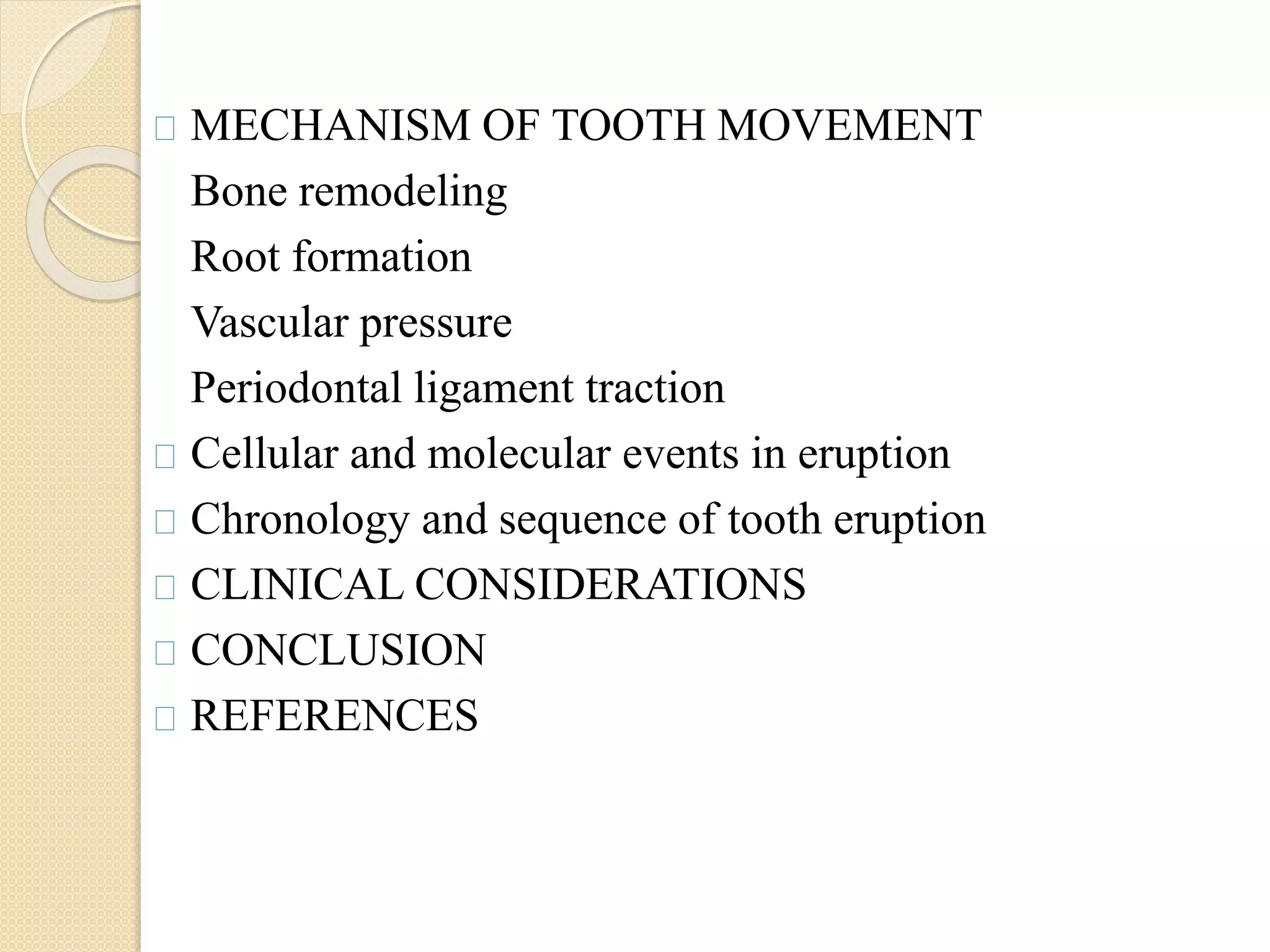 Tooth eruption | PPTX