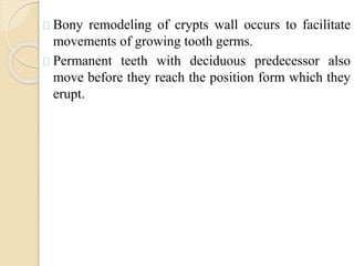 Tooth eruption | PPT