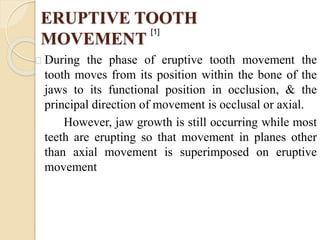 Tooth eruption | PPT