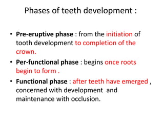 Tooth eruption | PPT