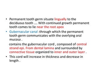 Tooth eruption | PPTX