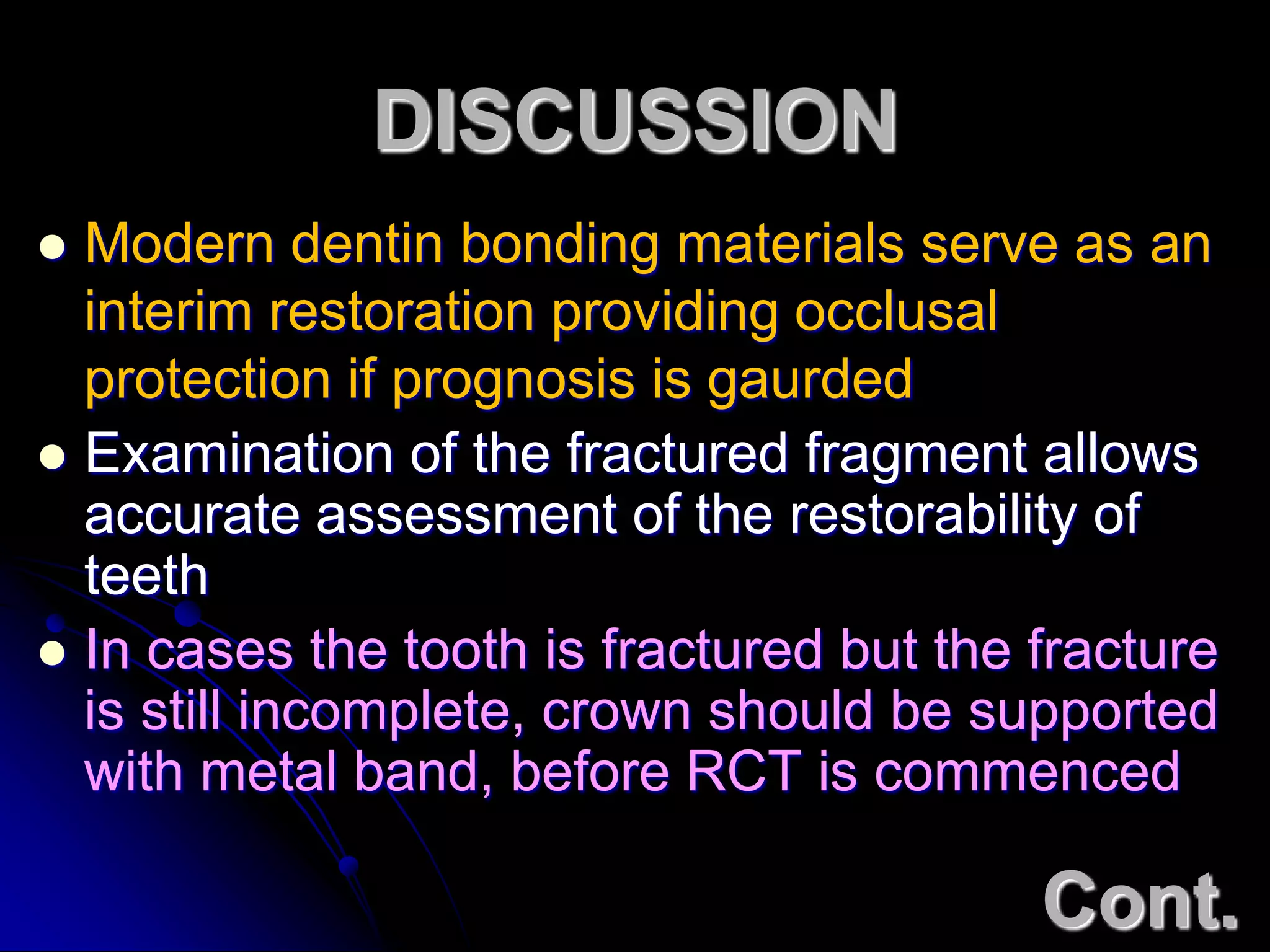 Tooth fractures | PPTX