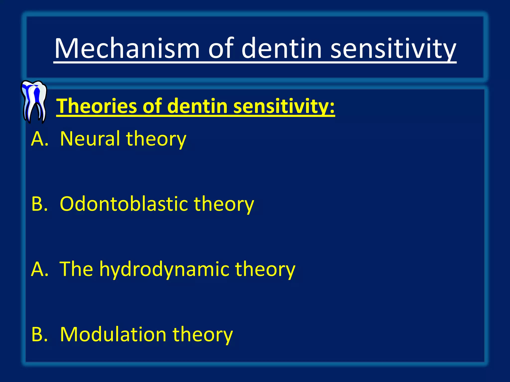 Tooth hypersensitivity | PPTX