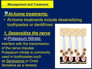 Tooth hypersensitivity | PPTX
