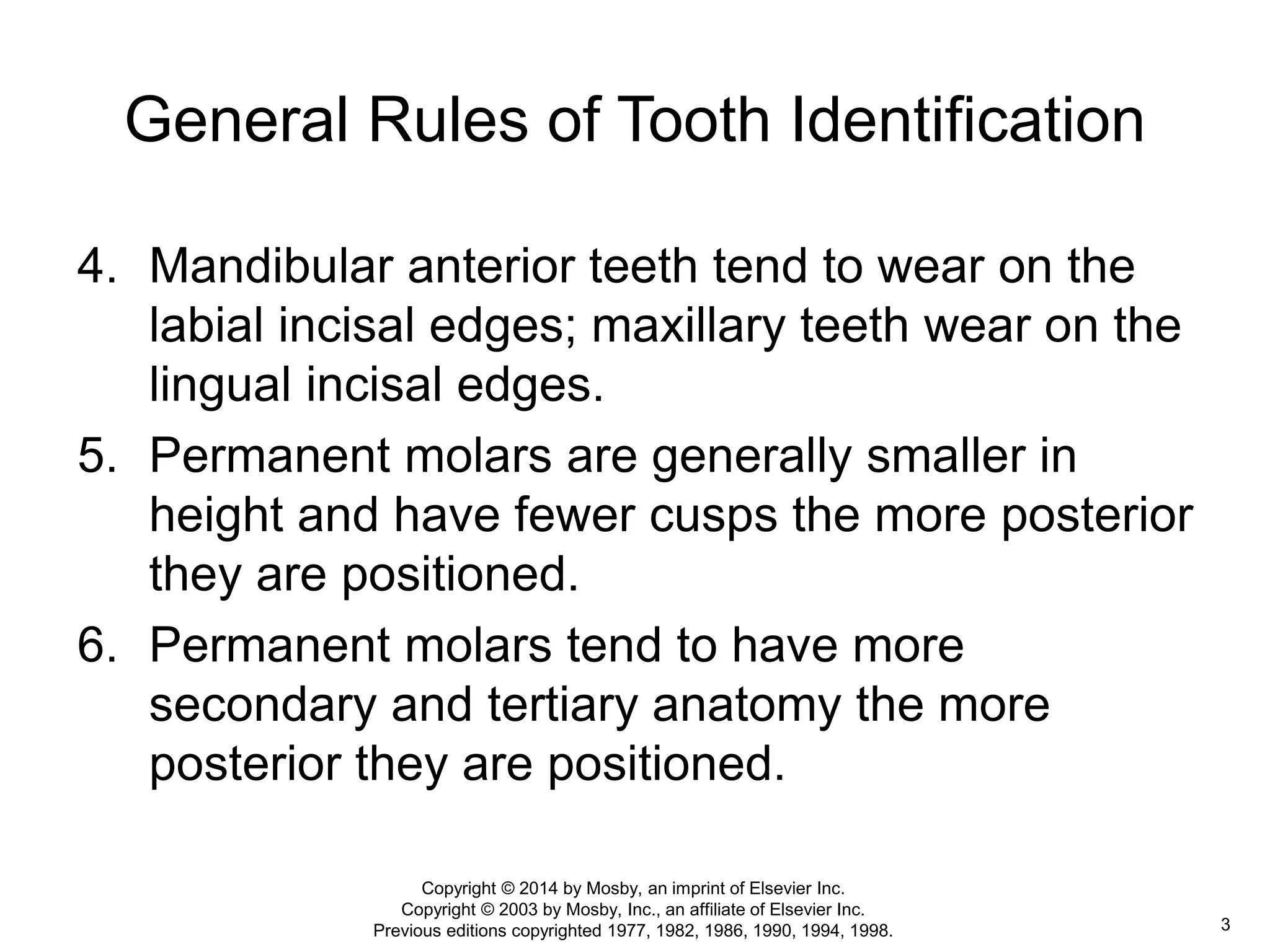 Oral Anatomy: Tooth identification | PPTX