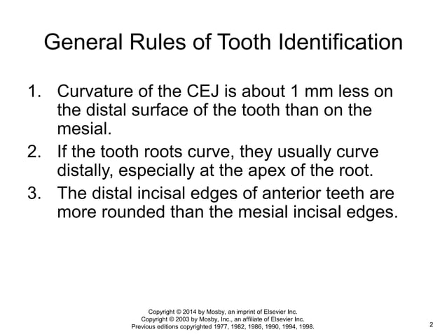 Oral Anatomy: Tooth identification | PPTX