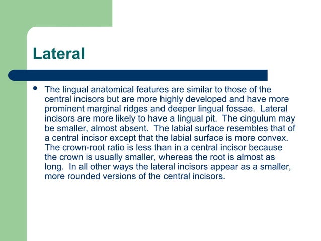 Tooth Identification GENERAL RULES DENT.ppt