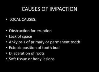 Tooth impaction | PPTX