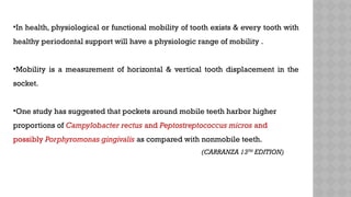 tooth mobility and periodontal diseses.pptx
