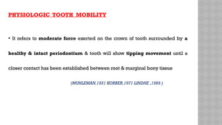 tooth mobility and periodontal diseses.pptx