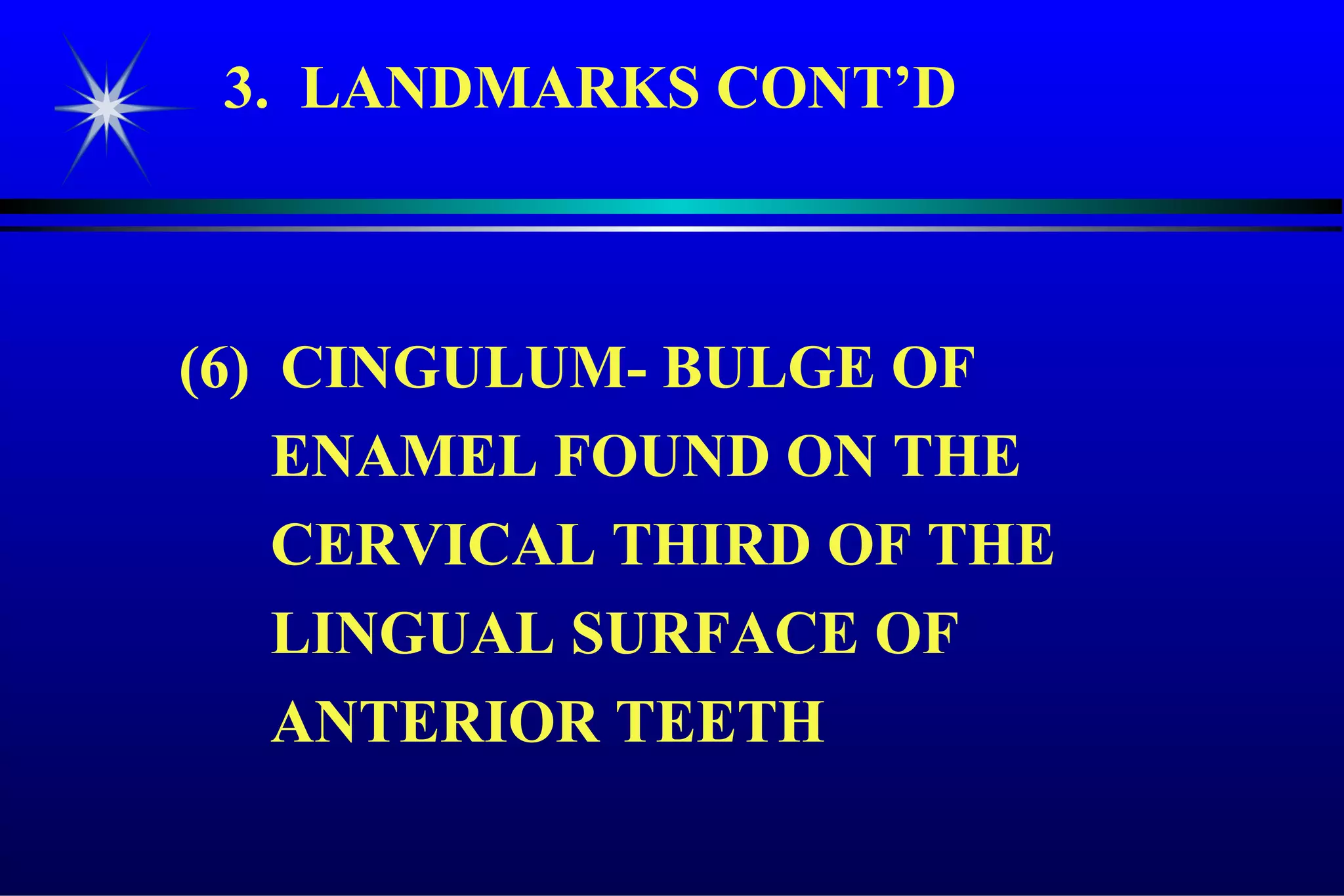 Tooth morphology and Intra oral anatomy | PPT