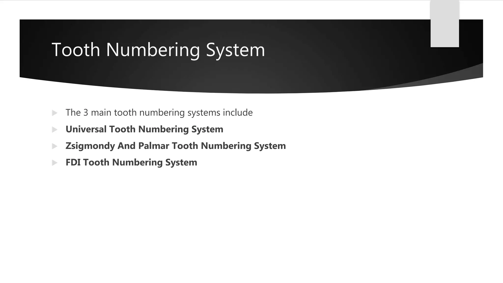 Tooth notation | PPTX