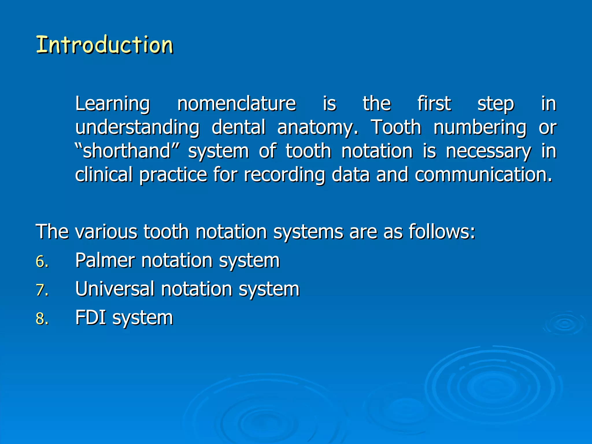Tooth Numbering Systems | PPT