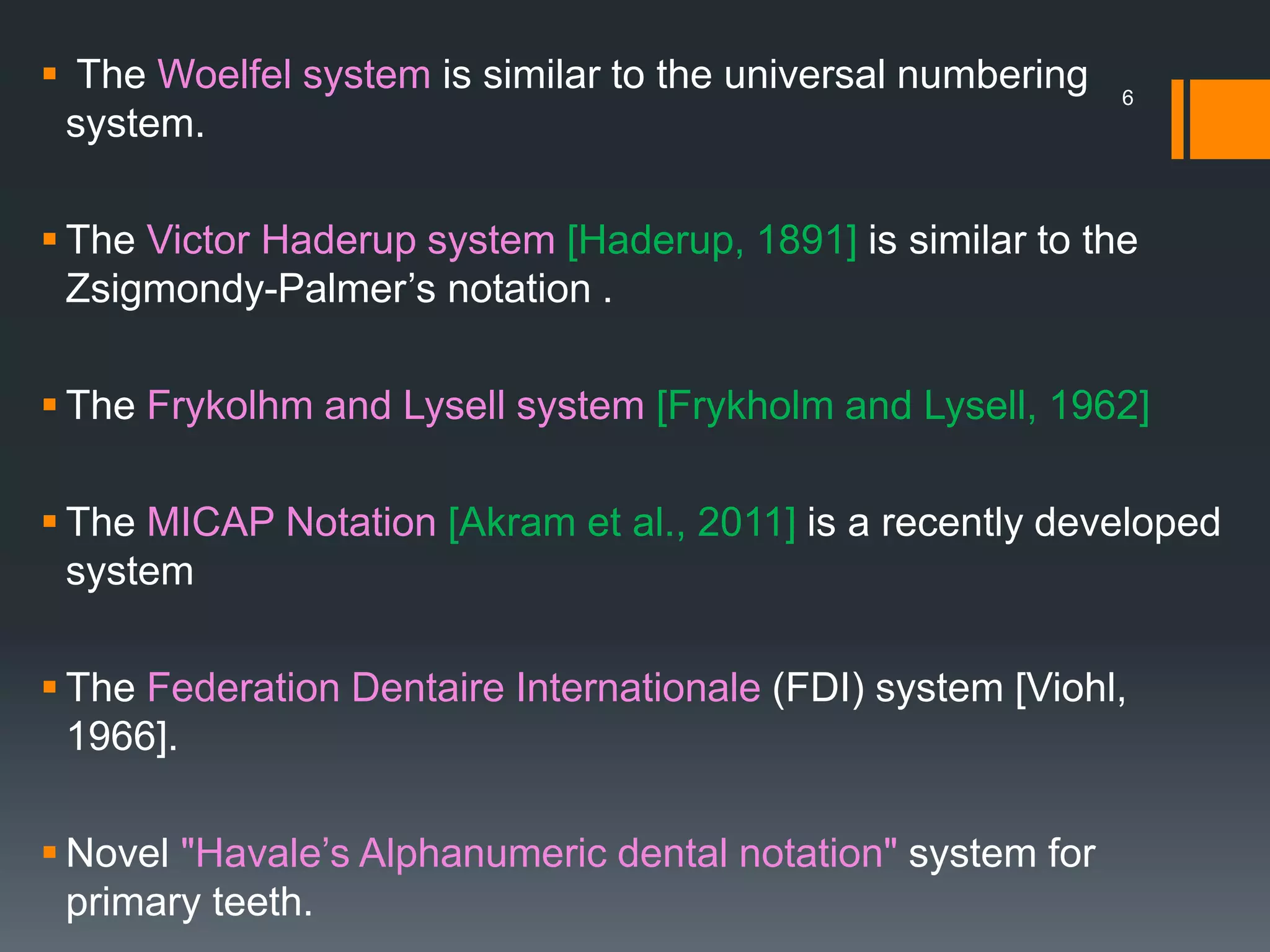 Tooth numbering system | PPTX