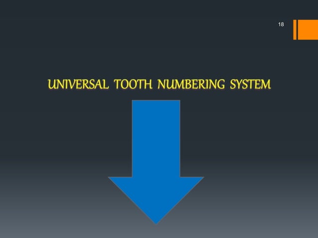 Tooth numbering system | PPTX