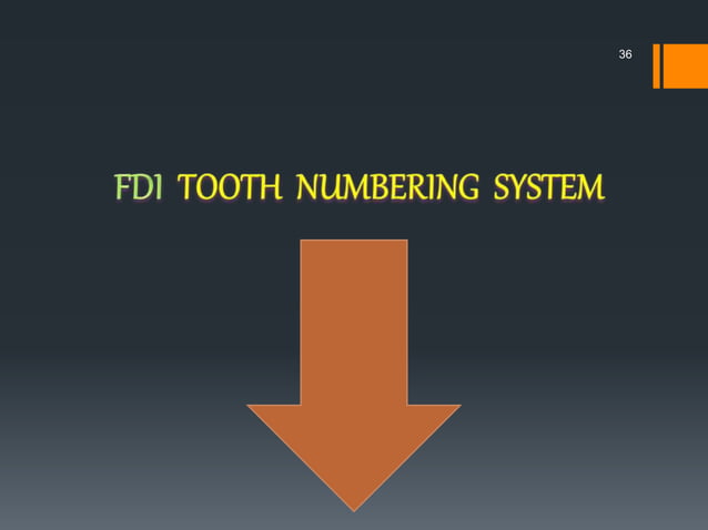 Tooth numbering system | PPTX