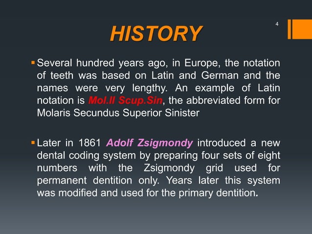 Tooth numbering system | PPTX