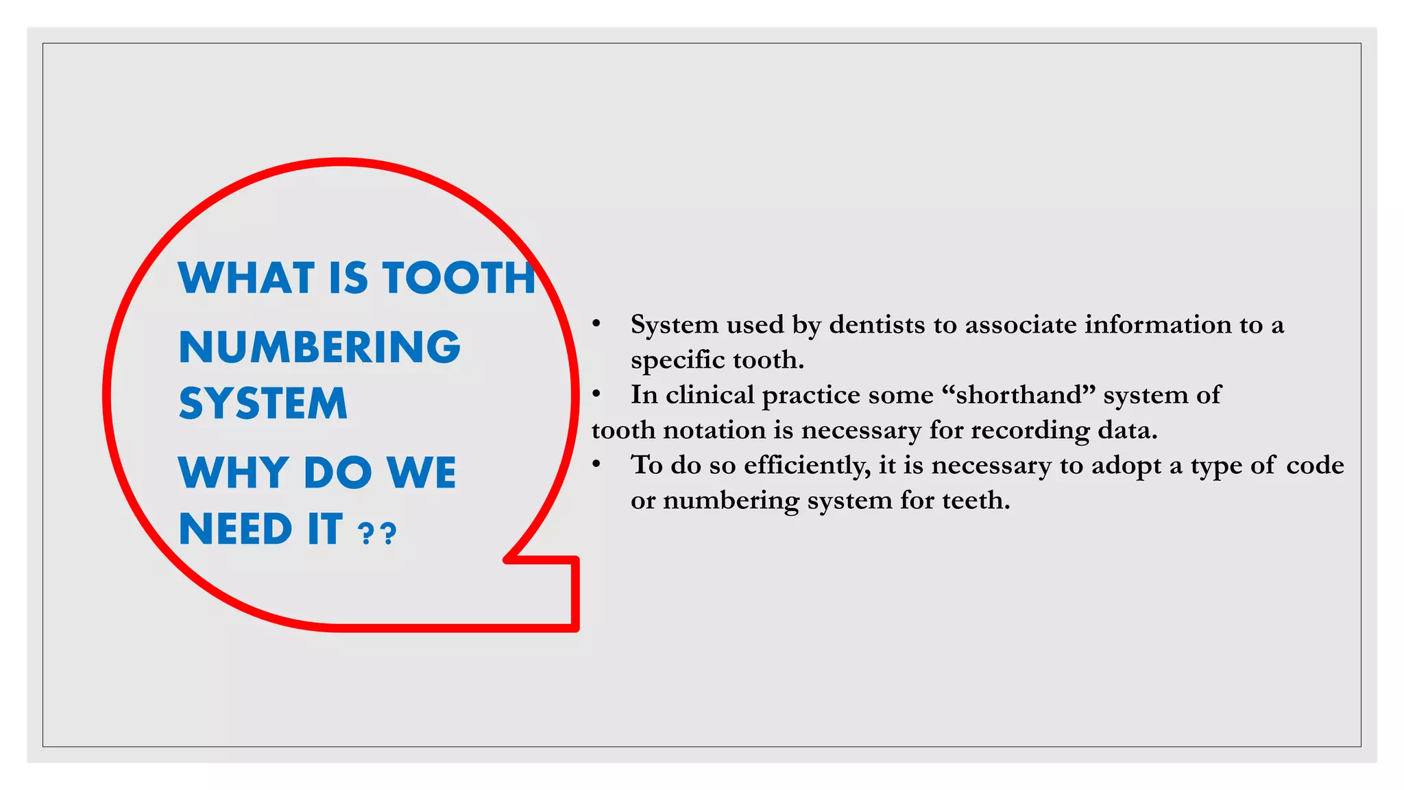 Tooth numbering system | PPTX