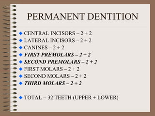 Tooth numbering systems | PPTX