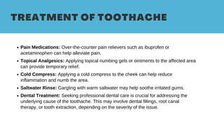 Toothache in Children - Symptoms, causes & Treatment | PPT