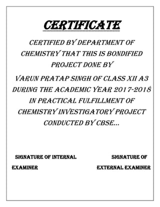 IDENTIFICATION OF ANION AND CATION PRESENT IN TOOTHPASTE | PDF