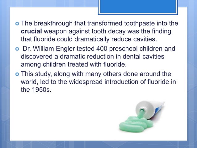 History of Toothpastes in dentistry.pptx