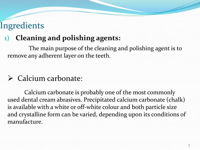 BUILDING BLOCK FOR FORMULATION OF TOOTHPASTE | PPTX