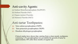Toothpastes | PPTX