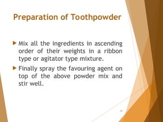 Toothpaste, pharmaceutics. ppt cosmetic science | PPT
