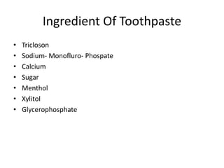 Toothpaste toothpowder | PPT