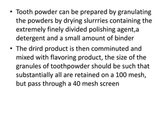 Toothpaste toothpowder | PPT