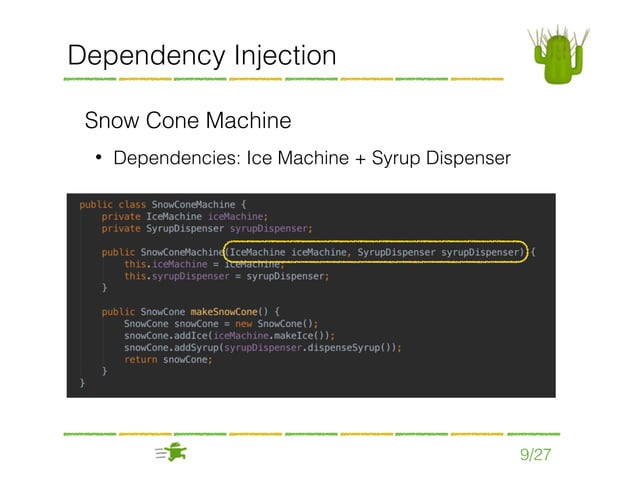 Toothpick & Dependency Injection | PPT