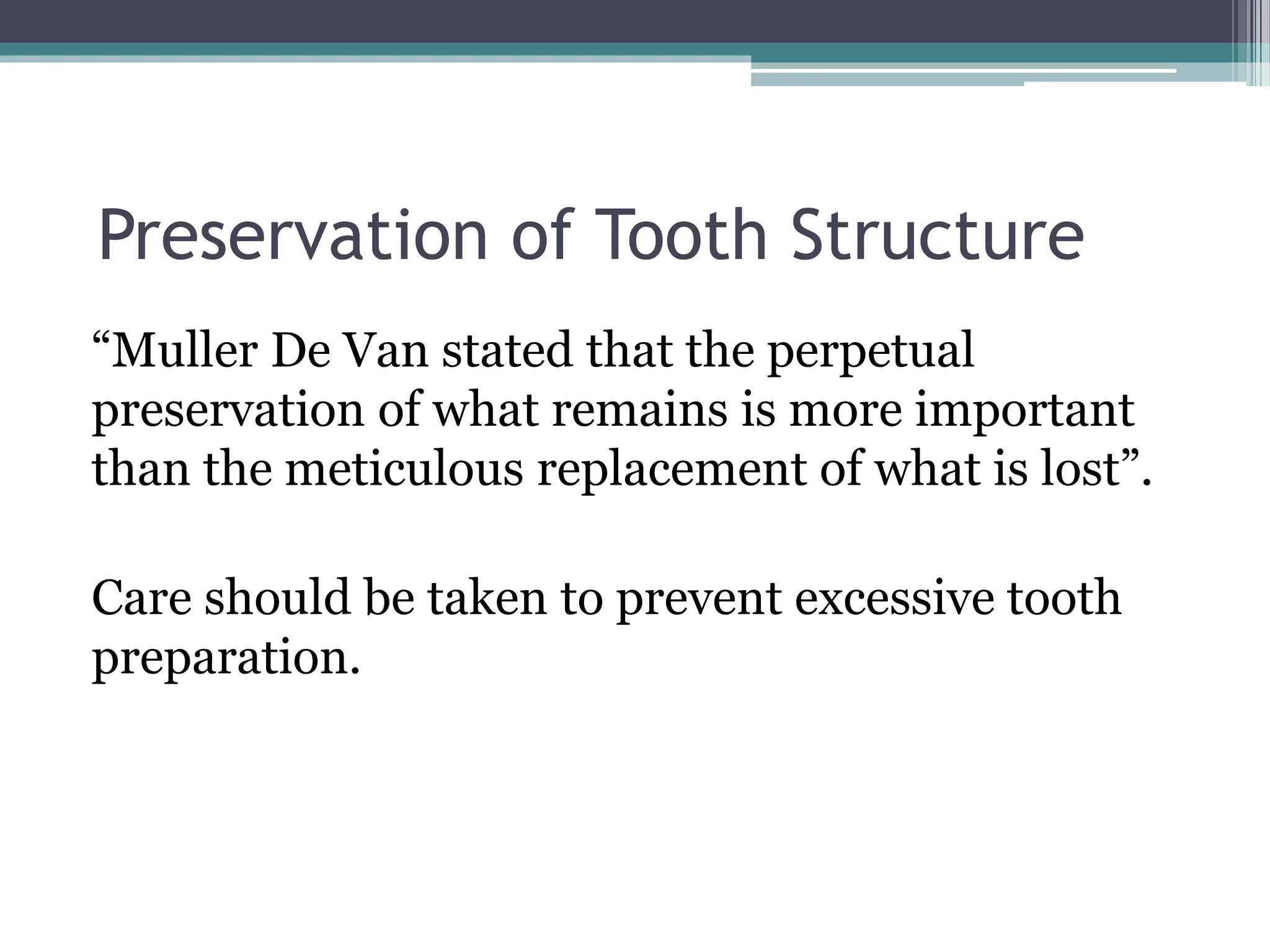 Tooth Preparation in FIXED PARTIAL DENTURE | PPTX