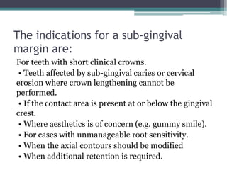 Tooth Preparation in FIXED PARTIAL DENTURE | PPTX