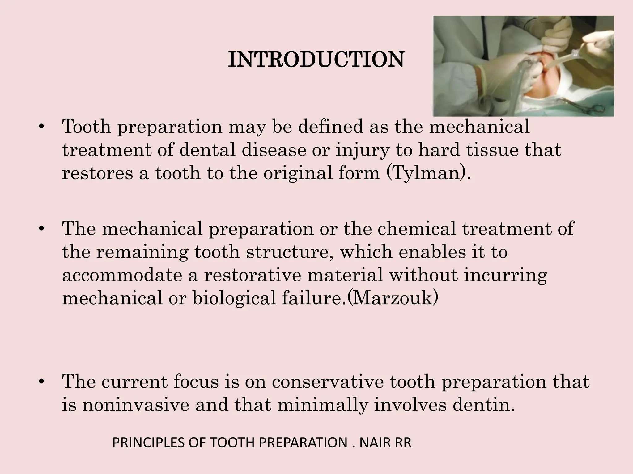 PRINCIPLES OF TOOTH PREPARATION ppt given | PPTX