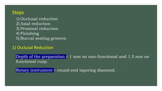 TOOTH Preparation for posterior tooth.pptx