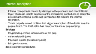 Tooth resorption | PPTX