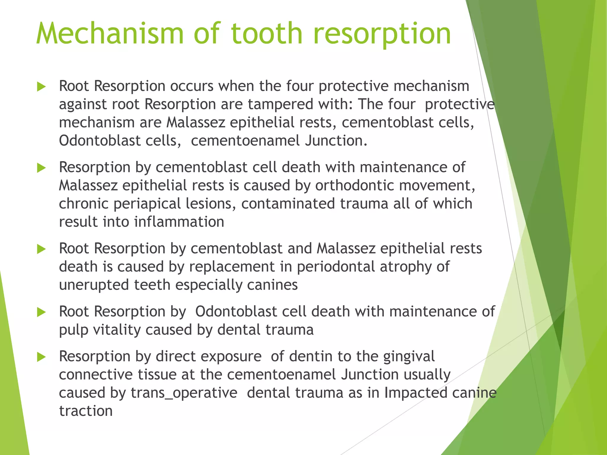 Tooth resorption | PPTX