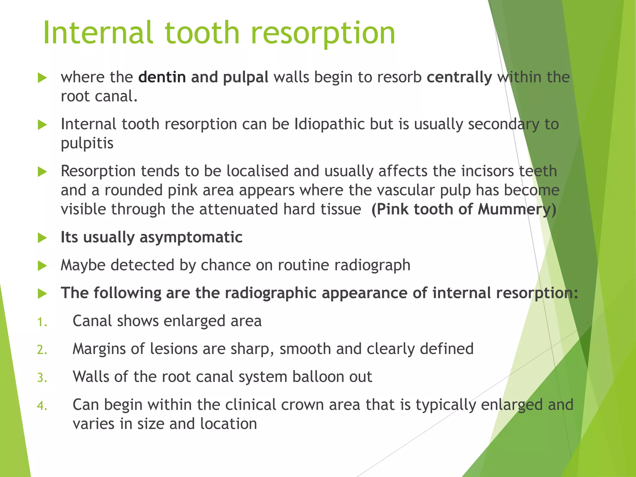 Tooth resorption | PPTX