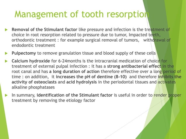 Tooth resorption | PPTX