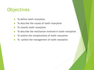 Tooth resorption | PPTX