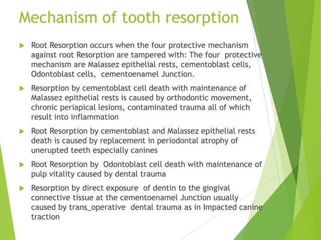 Tooth resorption | PPTX