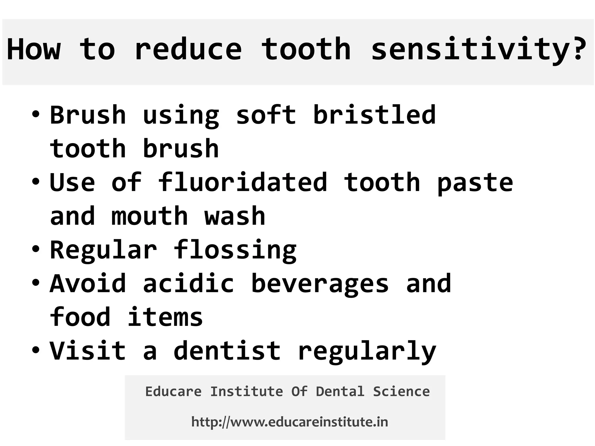 Tooth sensitivity | PPTX