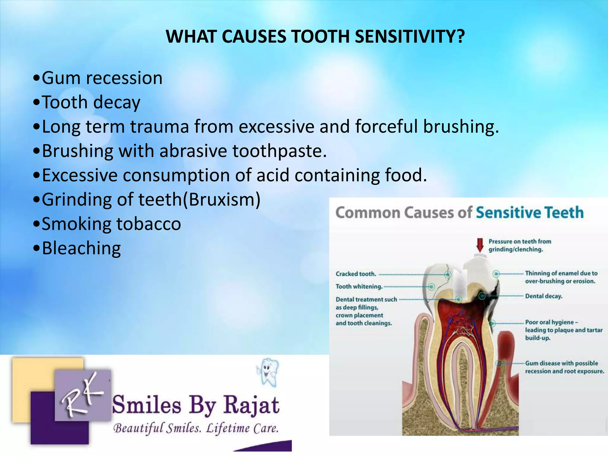 Tooth sensitivity Management | Ashok Vihar | Delhi | PPTX